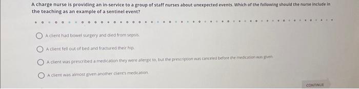 Solved A nurse is documenting in a client's health record | Chegg.com