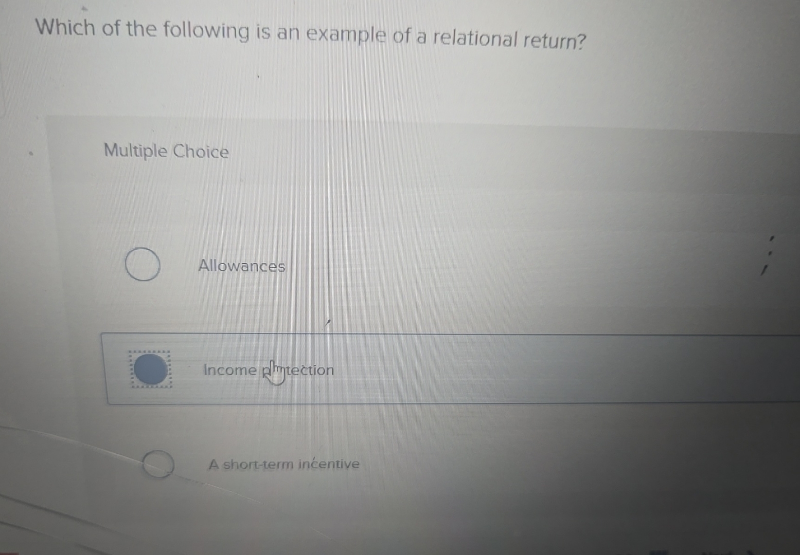 Solved Which of the following is an example of a relational | Chegg.com