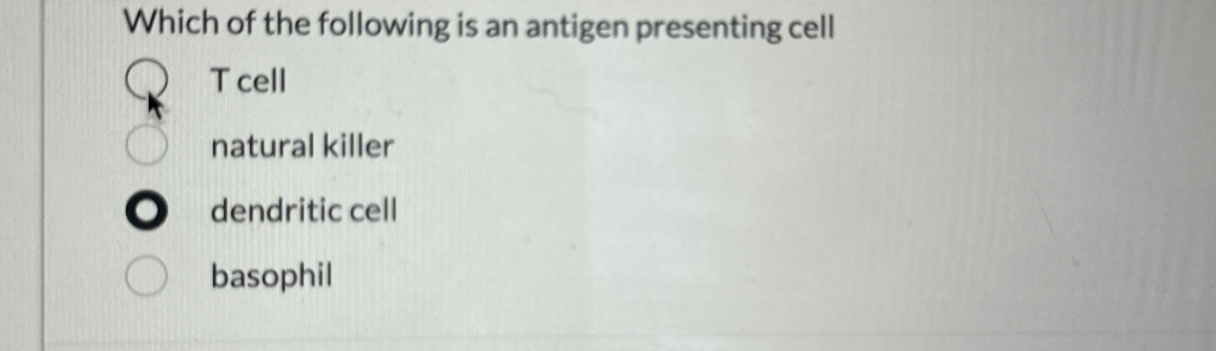 Solved Which of the following is an antigen presenting cellT | Chegg.com
