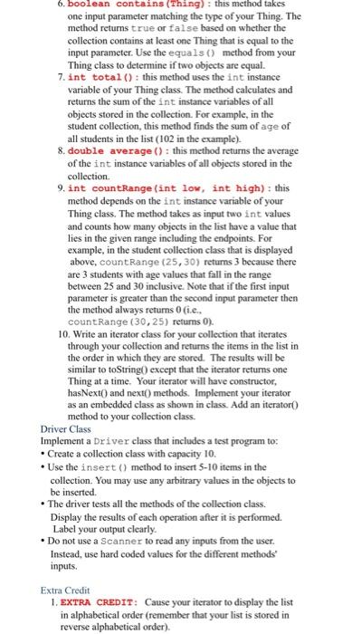 Solved Objective Implement and manipulate an ORDERED LIST | Chegg.com