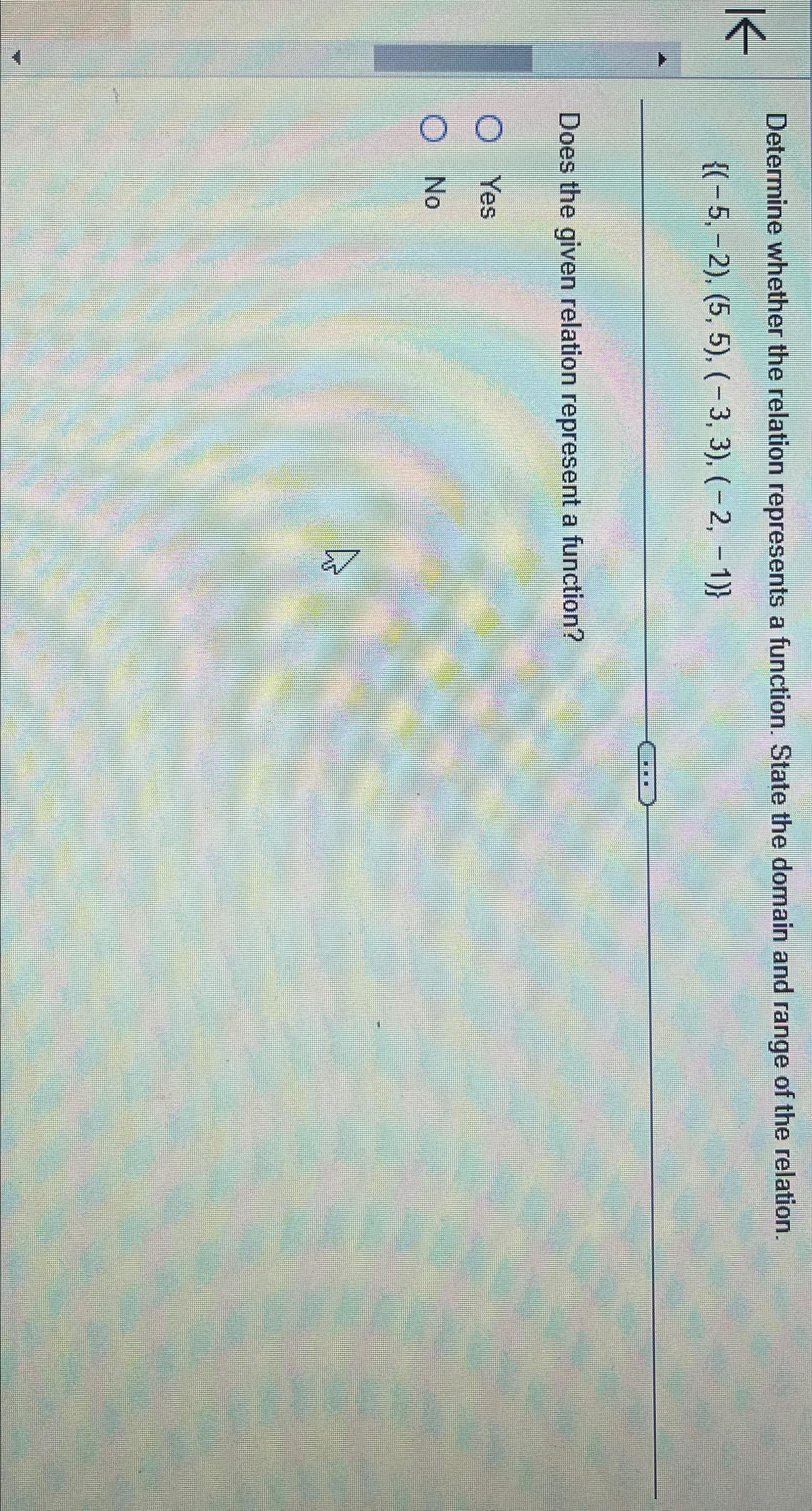 Solved Determine whether the relation represents a function. | Chegg.com