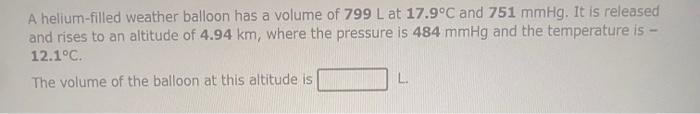 Solved A sample of nitrogen gas occupies a volume of 9.22 L | Chegg.com