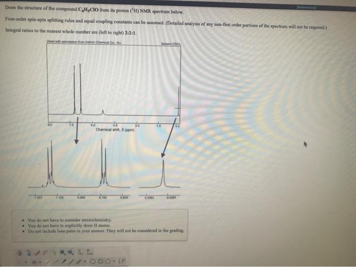 Solved Draw the structure of the compound CH CHO from its | Chegg.com