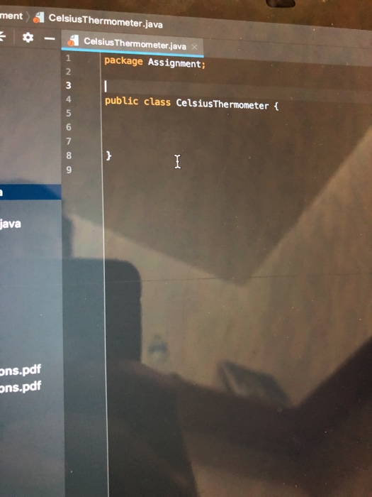 Solved Thermometer Application Create a program that the | Chegg.com