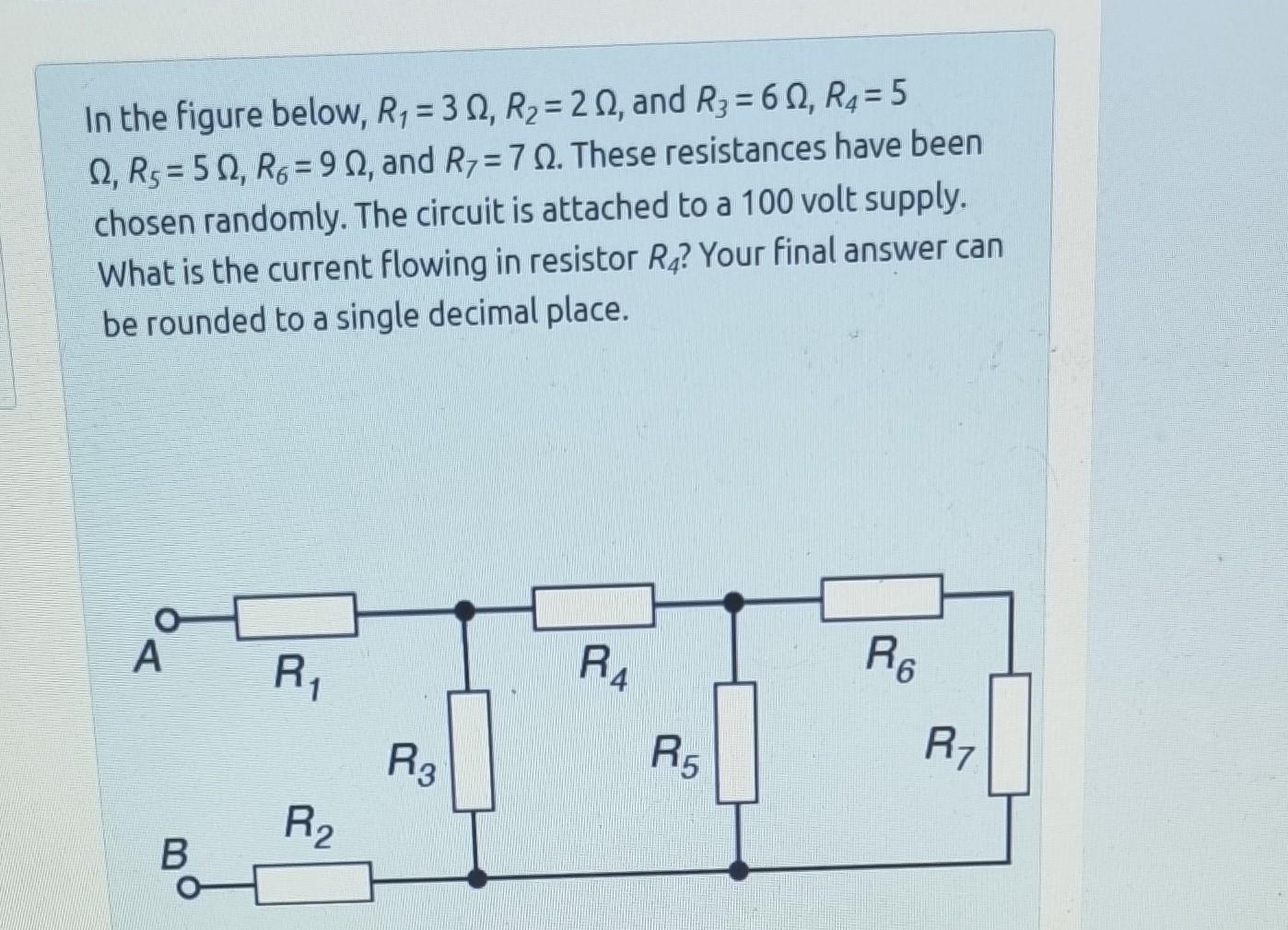 Solved In the figure below, R1=3Ω,R2=2Ω, and R3=6Ω,R4=5 | Chegg.com
