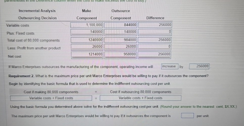 Solved \table[[\table[[Incremental Analysis],[Outsourcing | Chegg.com