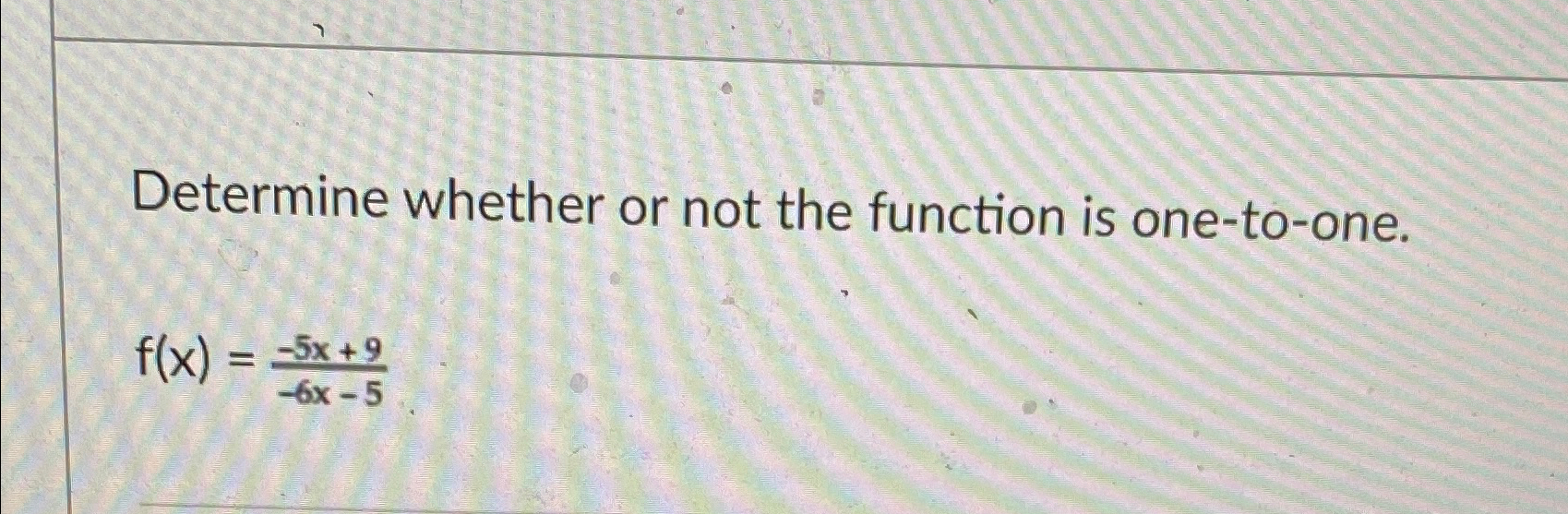 Solved Determine whether or not the function is | Chegg.com