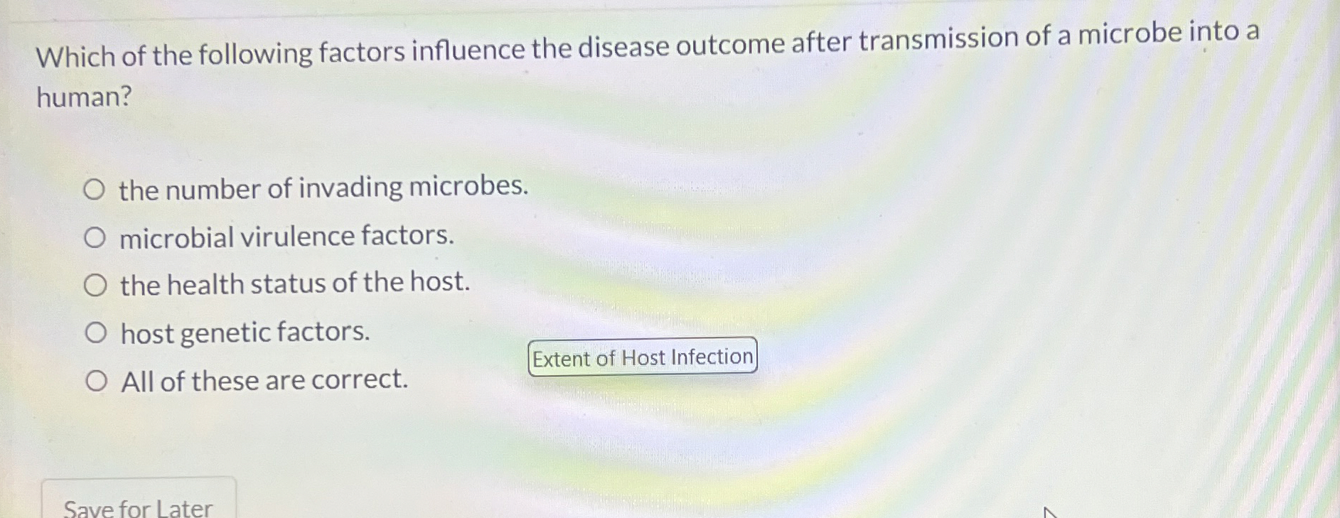 Solved Which of the following factors influence the disease | Chegg.com