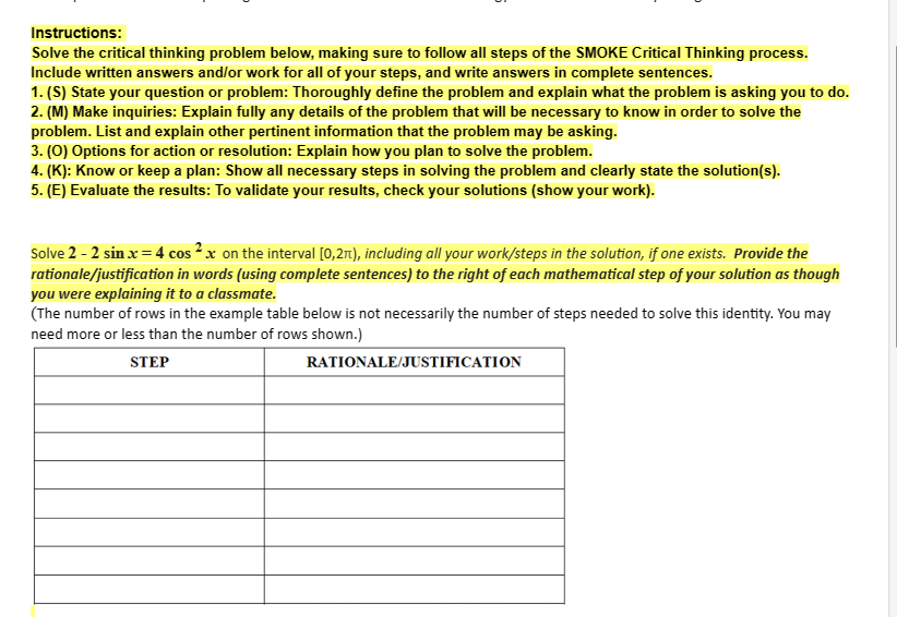 Solved Solve 2-2sinx=4cos2x ﻿on the interval | Chegg.com