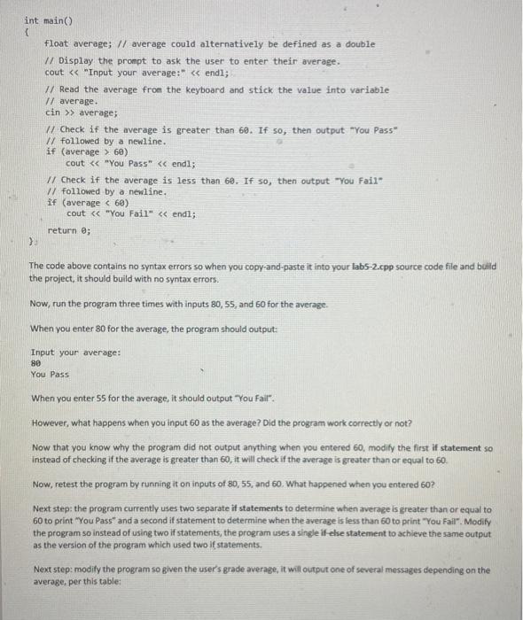 Solved Learning Objectives: After completing this lab the | Chegg.com