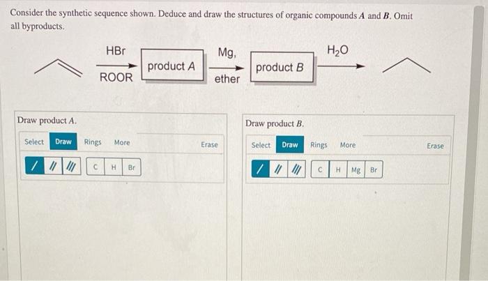 Solved Consider the synthetic sequence shown. Deduce and | Chegg.com