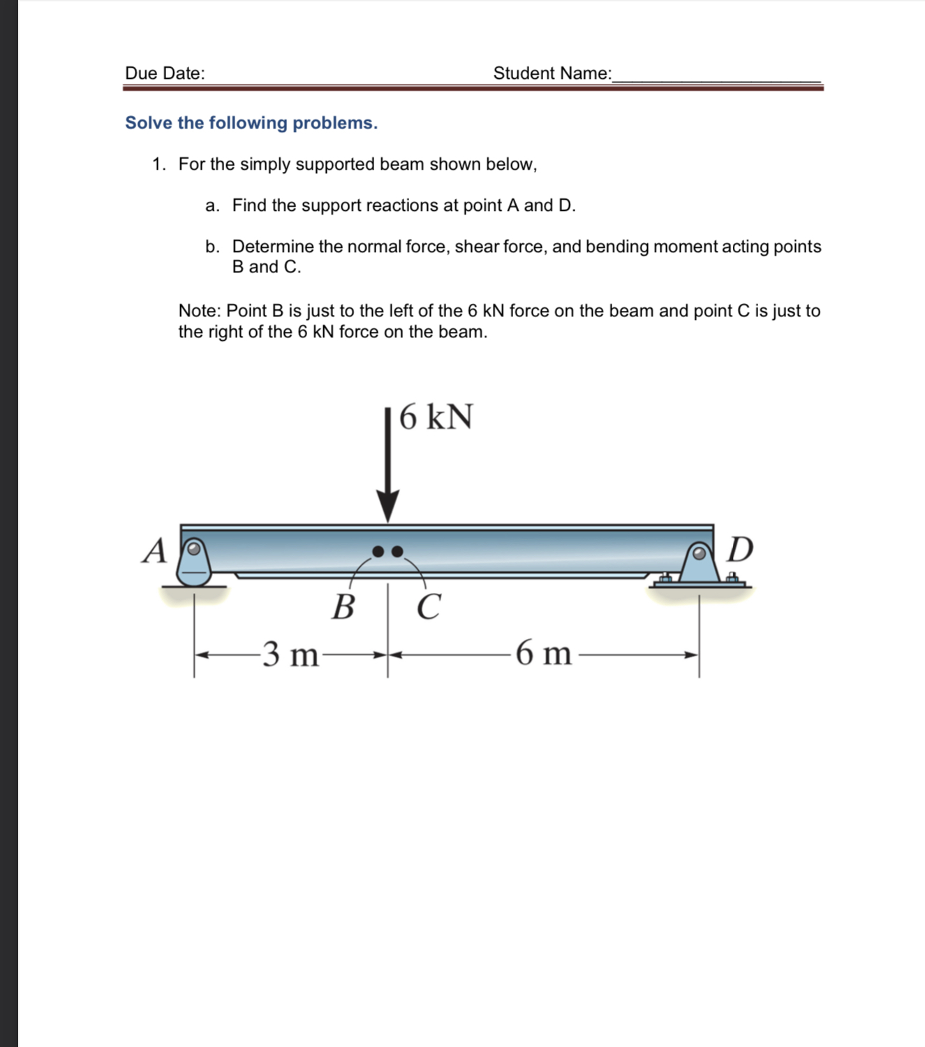 Solved Due Date:Student Name:Solve the following | Chegg.com