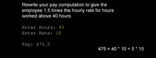 Solved Rewrite your pay computation to give the employee 1.5 | Chegg.com