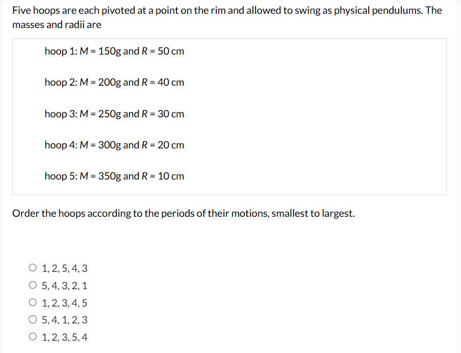 High Quality SOLUTION Five hoops are each pivoted at ﻿a point on ﻿the ...