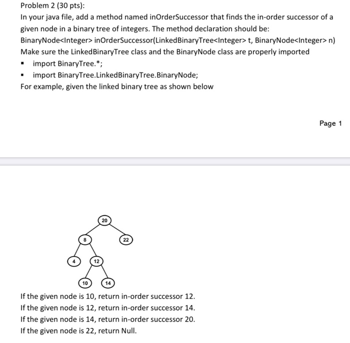 Solved Problem 2 (30 pts): In your java file, add a method | Chegg.com