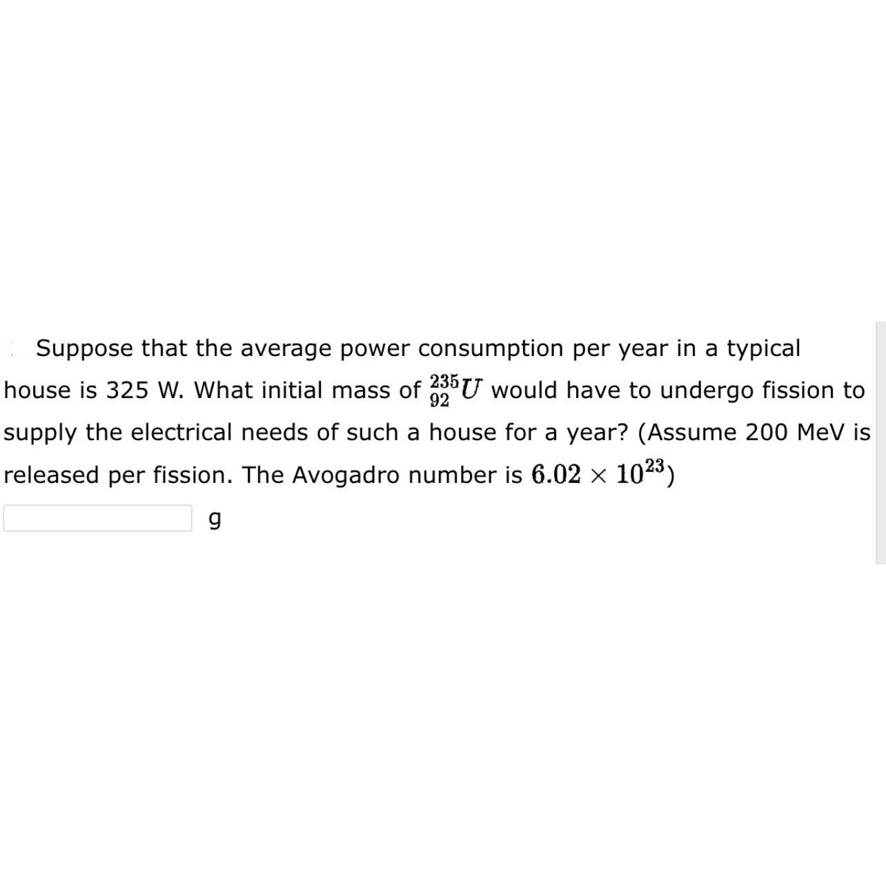 Solved Suppose that the average power consumption per year | Chegg.com