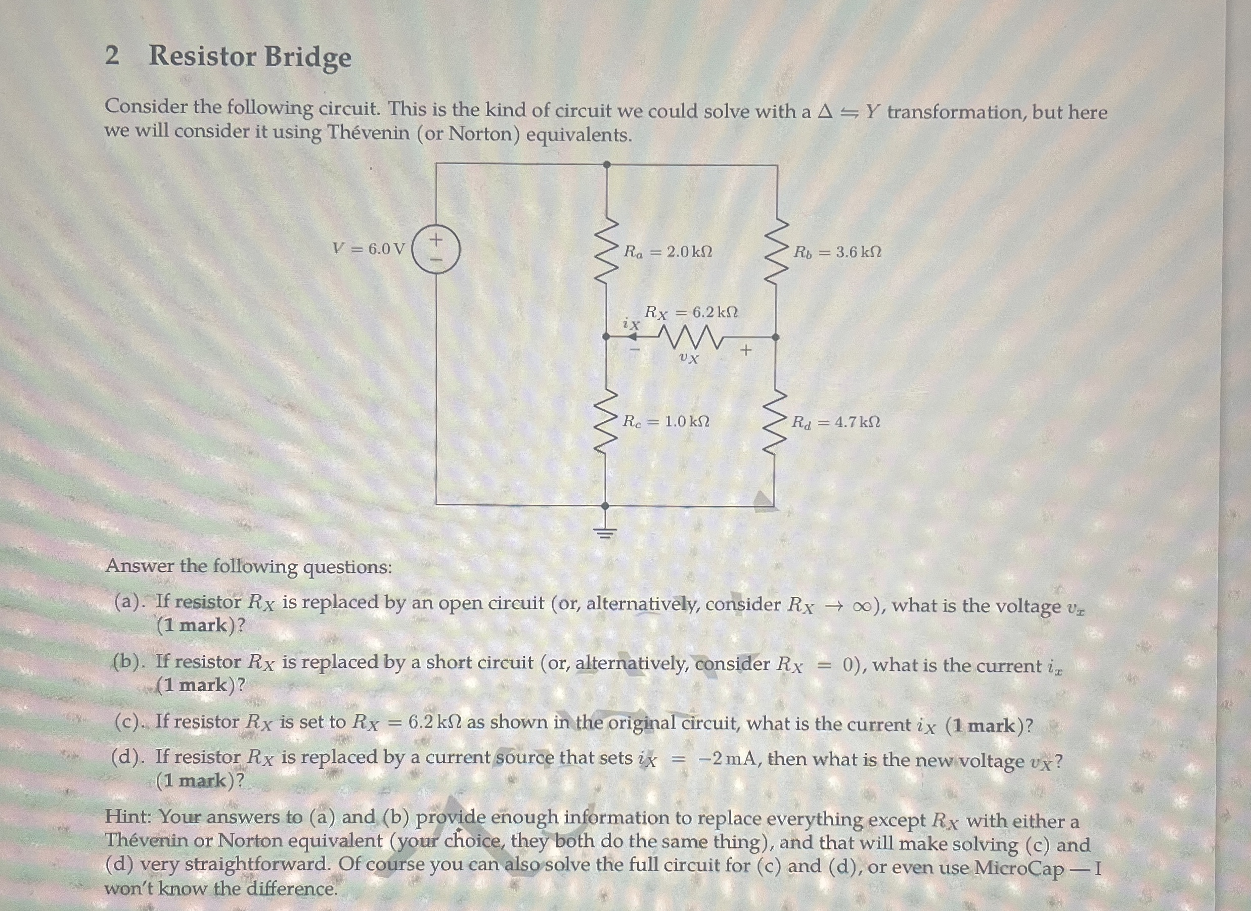 Solved Answer FULLY and get CORRECT 2 ﻿Resistor | Chegg.com