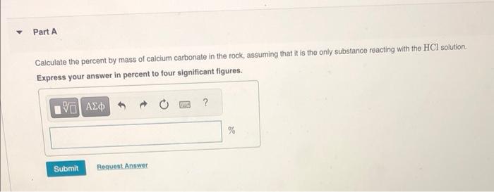 Solved A 1.228-g sample of limestone rock is pulverized and | Chegg.com