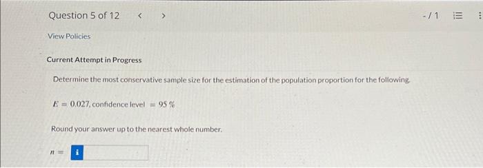 Solved Current Attempt in Progress Determine the most | Chegg.com