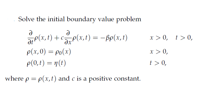 Solved Solve the initial boundary value | Chegg.com