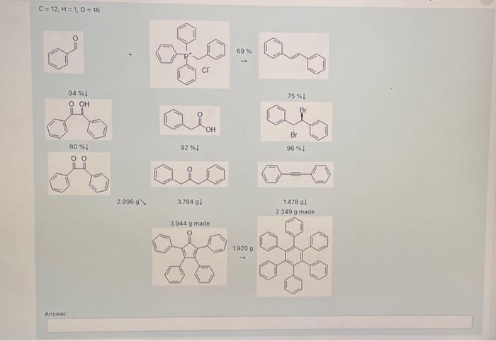Convergent syntheses are more efficient than linear | Chegg.com