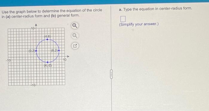 Solved Use the graph below to determine the equation of the | Chegg.com