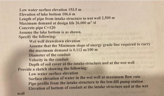 Solved 2. Using the Sketch on the previous page design a | Chegg.com