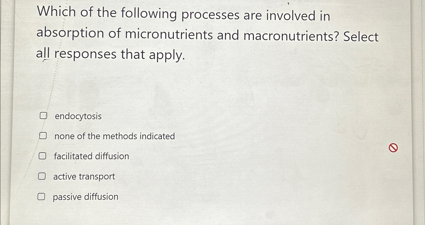 Solved Which of the following processes are involved in | Chegg.com