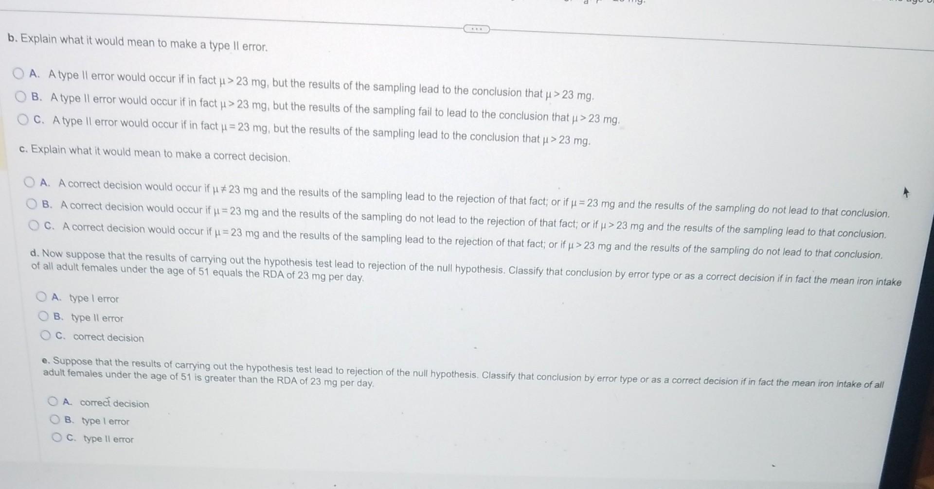 Solved The recommended dietary allowance (RDA) of iron for | Chegg.com