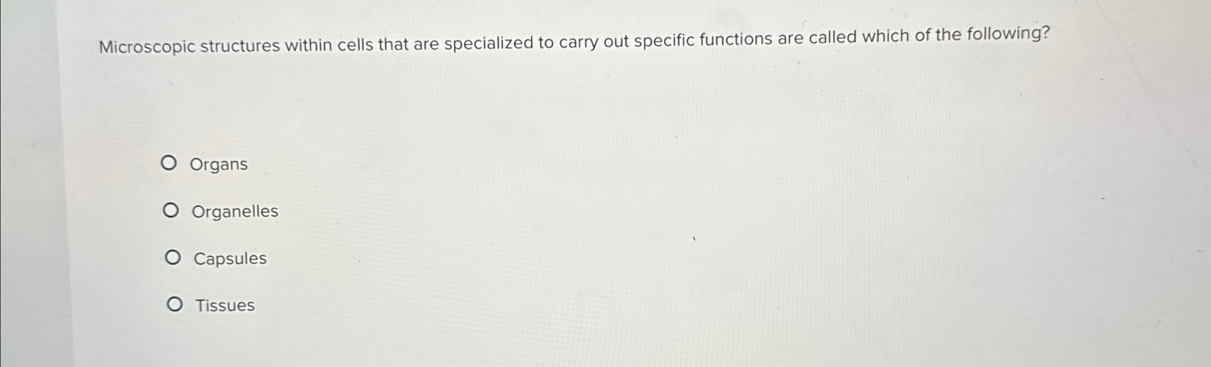 Solved Microscopic structures within cells that are | Chegg.com