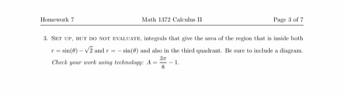 Solved Homework 7 Math 1372 Calculus II Page 3 of 7 3. SET | Chegg.com