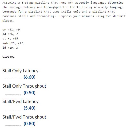 Solved Draw the pipeline diagram and calculate the Stall | Chegg.com