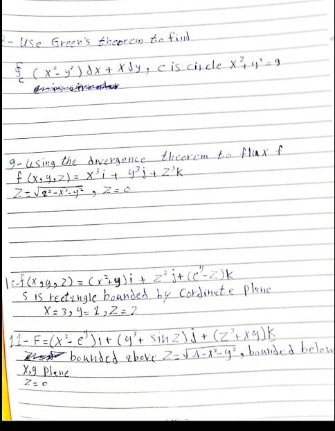 Solved - Use Green's theorcin to find cxzy) dx + Xdy, | Chegg.com