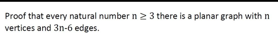 Solved Proof that every natural number n > 3 there is a | Chegg.com