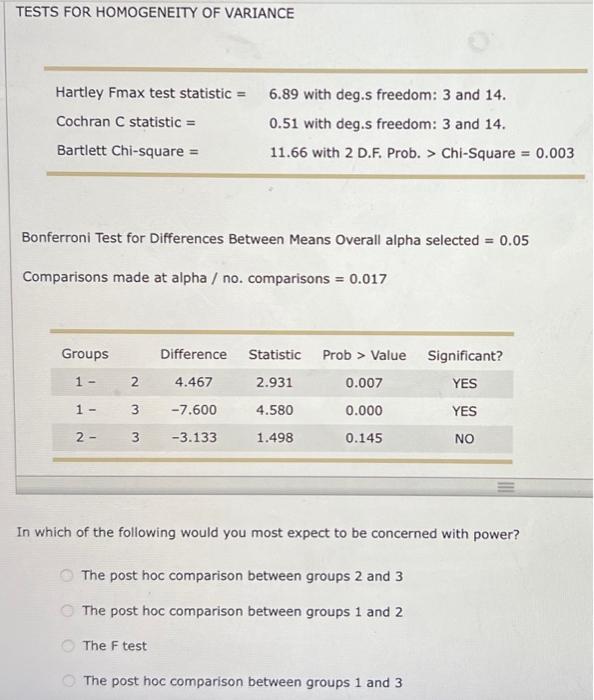 In the last of several experiments on the effect of | Chegg.com