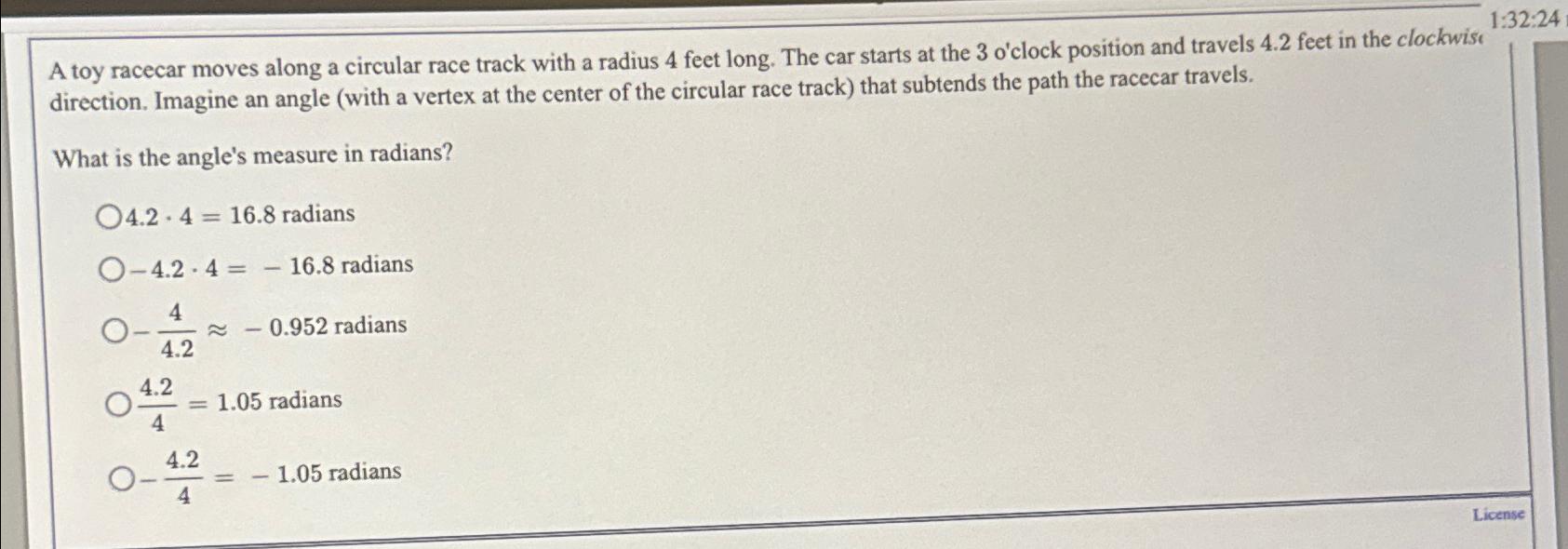 Solved A toy racecar moves along a circular race track with | Chegg.com