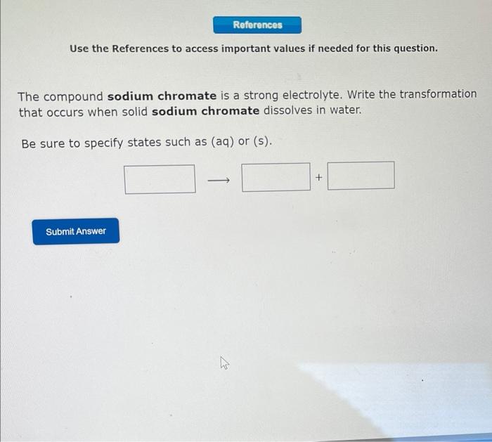 Solved Use the References to access important values if | Chegg.com