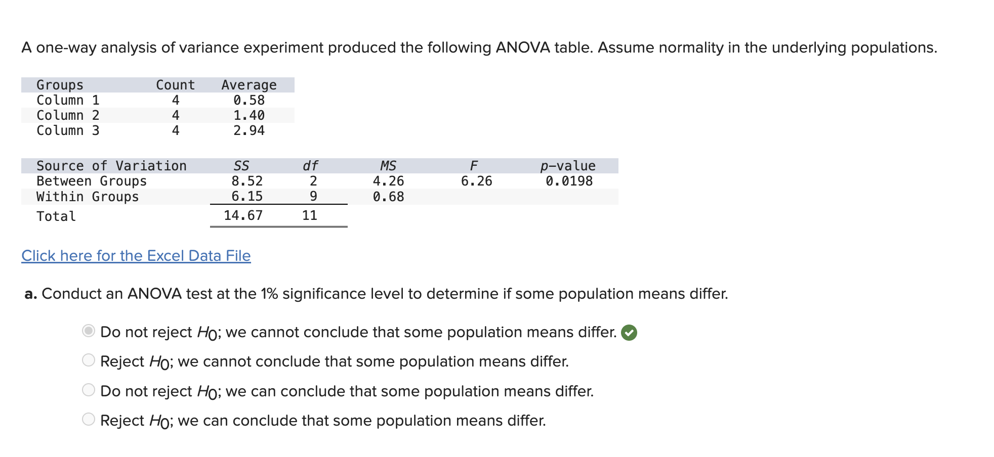 Solved *** ﻿I only need part b ﻿solved. ***A one-way | Chegg.com