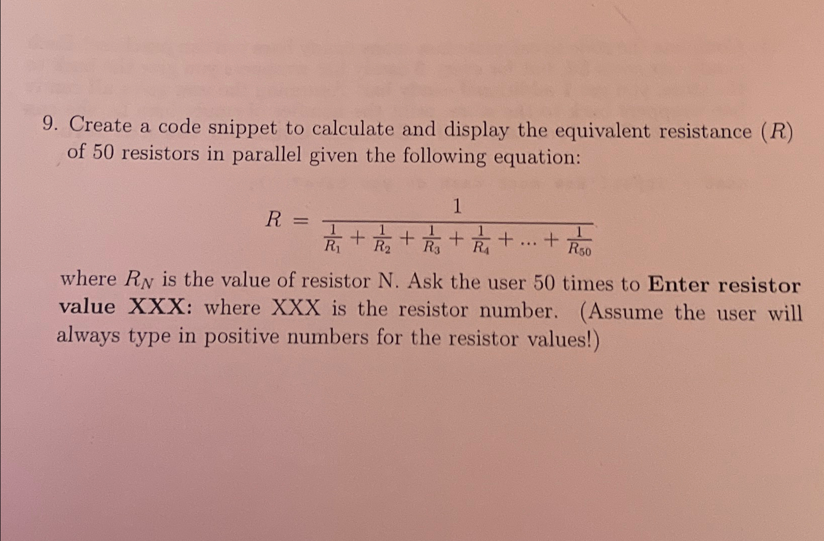 Solved Create a code snippet to calculate and display the | Chegg.com