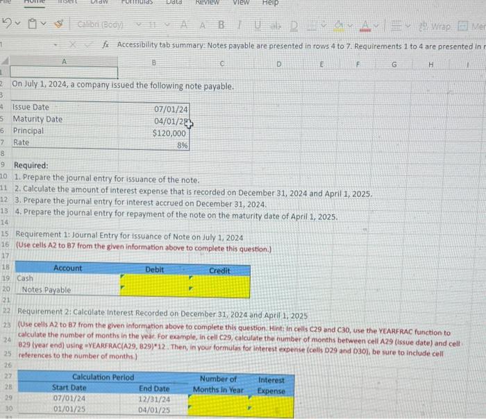 Solved Requirement 2: Calculate interest Recorded on | Chegg.com