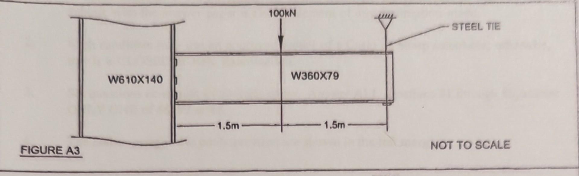 Solved 3. A steel stub beam W360 ×79 (G40.21 350 W) is | Chegg.com