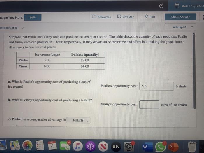 Solved 18 Due: Thu, Feb 11 ssignment Score: 90% 9096 | Chegg.com Solved 18 Due: Thu, Feb 11 ssignment Score: 90% 9096 | Chegg.com