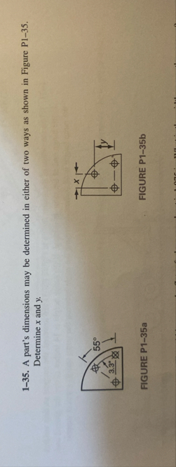 Solved 1-35. ﻿A part's dimensions may be determined in | Chegg.com
