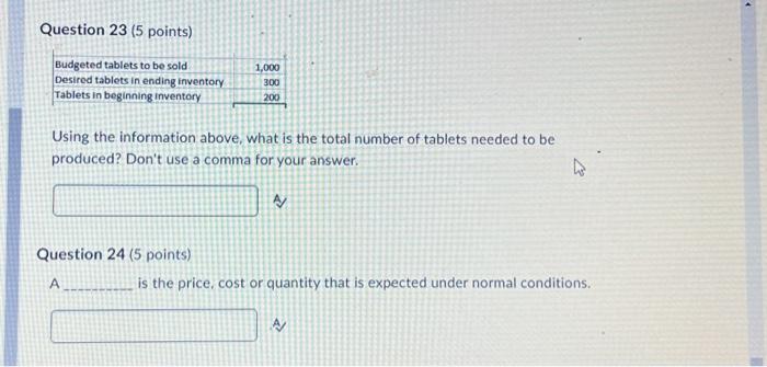 Solved Question 14 (5 points) Based on the above, what is | Chegg.com