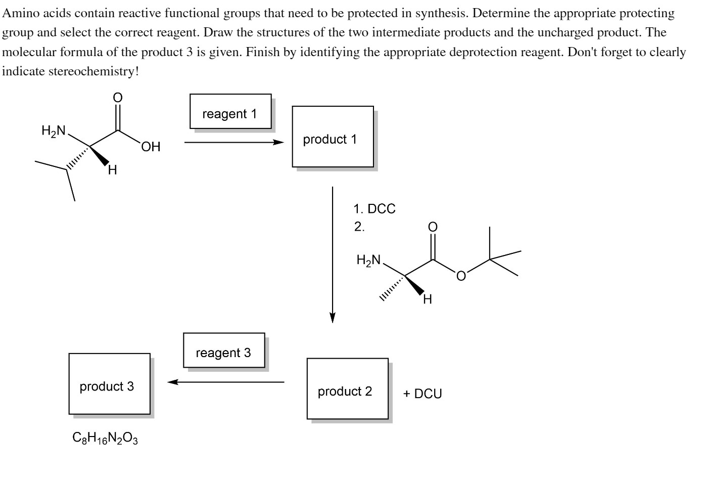 Solved Amino acids contain reactive functional groups that | Chegg.com