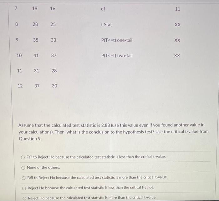 Solved For questions 8-10, consider the following: A | Chegg.com