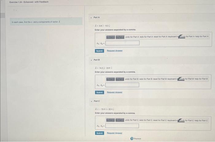 Solved A=5.0B, where B=6i−6} Enter your answers separated by | Chegg.com