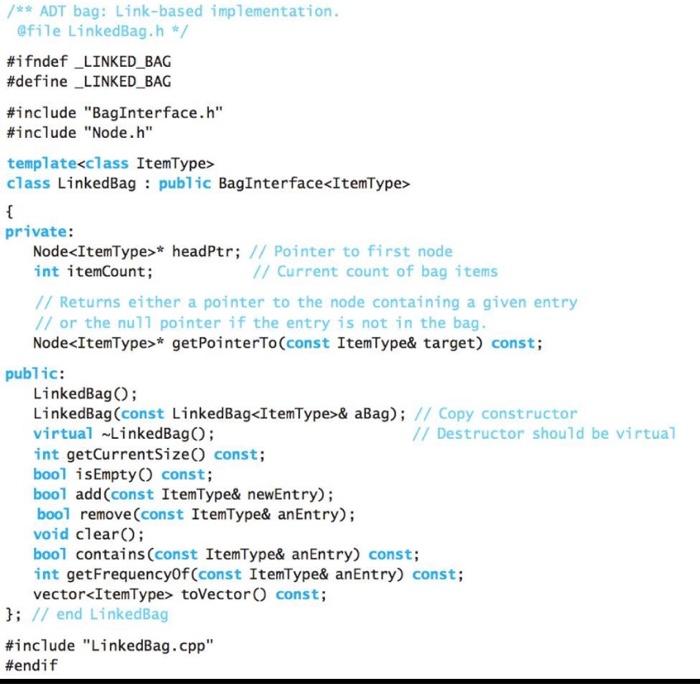 Solved Add the methods union, intersection, and difference | Chegg.com