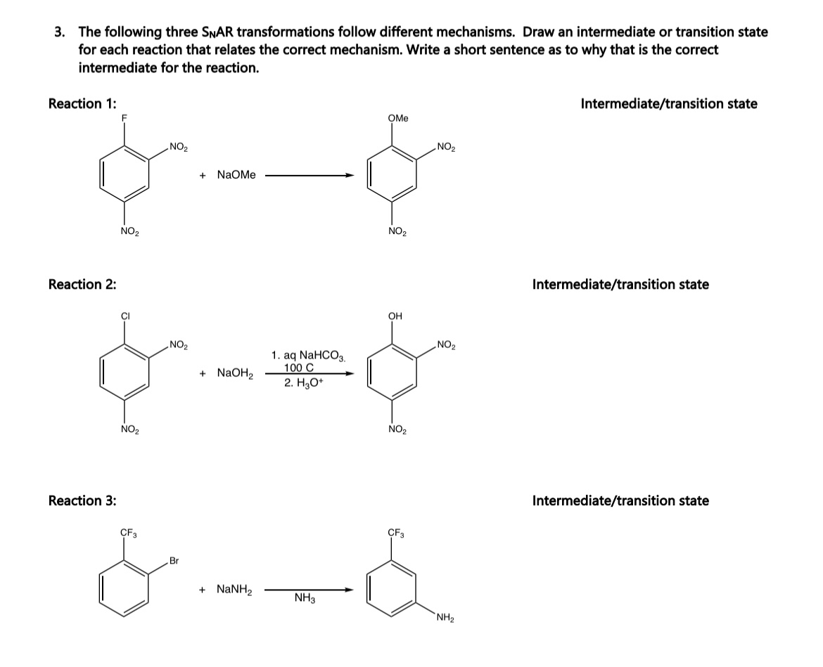 Solved The following three SNAR transformations follow | Chegg.com