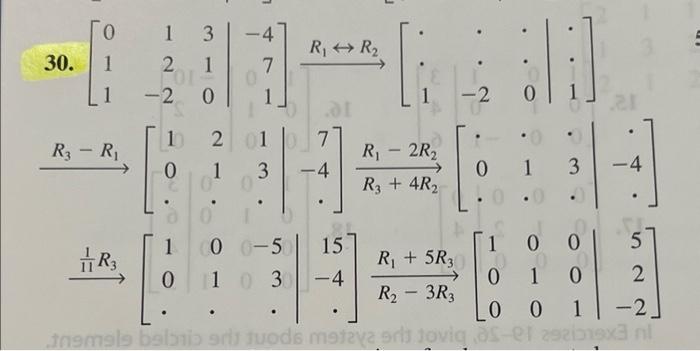 Solved In Exercises 27-30, fill in the missing entries by | Chegg.com
